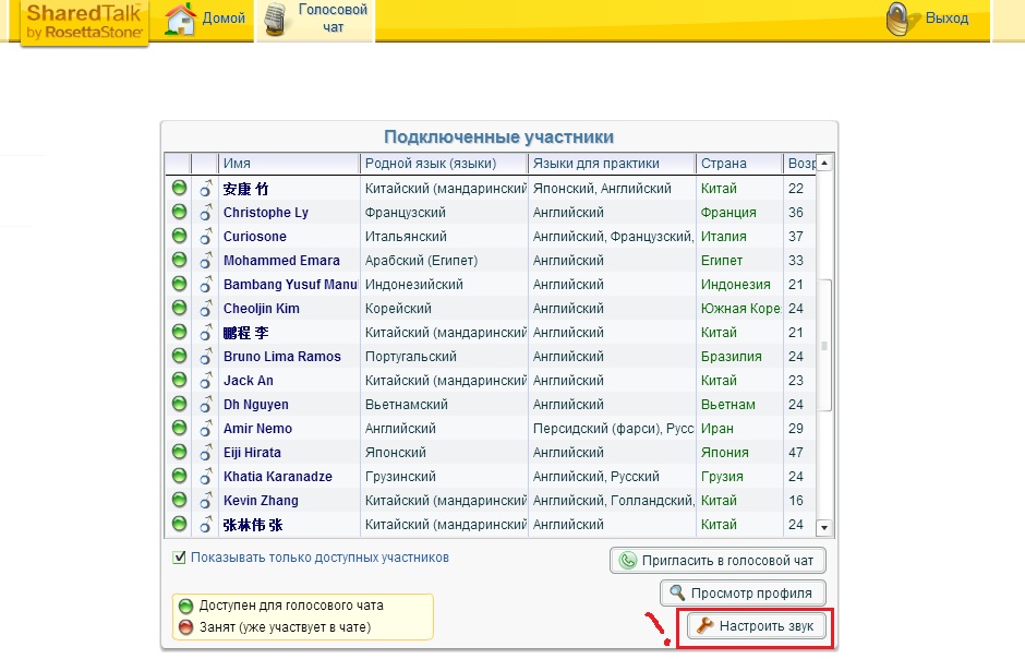 Говорим по-английски на SharedTalk - English with Rinat