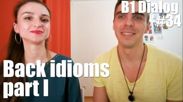 B1 диалог. Идиомы со словом back - English with Rinat